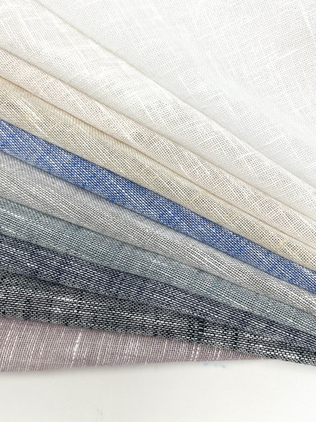 2 Tone Poly Linen Sheer Fabric by the Yard / 118" Wide / CL1034 - Etsy