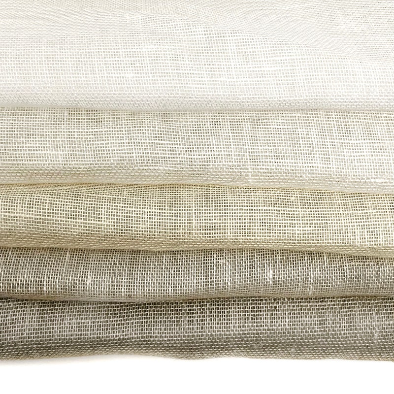 Sheer Linen Fabric - Etsy