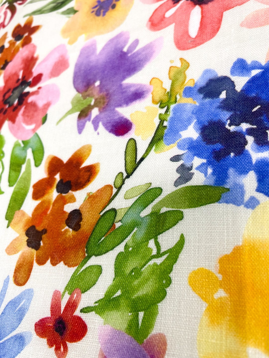 Floral Handkerchief Light Weight 100% Linen Fabric by the Yard, Dress ...