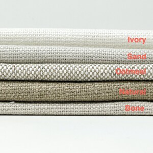 Medium Heavy Weight 100% Linen Weave Fabric by the Yard / 55" Wide ...