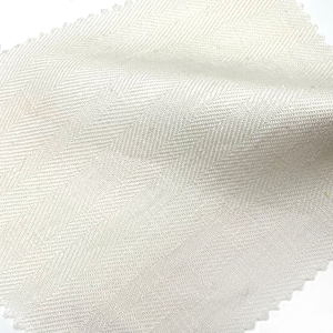 Herringbone 100% Natural Linen Fabric by the Yard, Curtain, Drapery ...