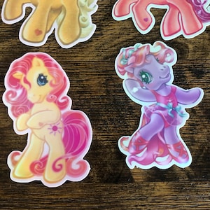 G3 Holographic My Little Pony Inspired Stickers! *YOU CHOOSE #3* - Etsy