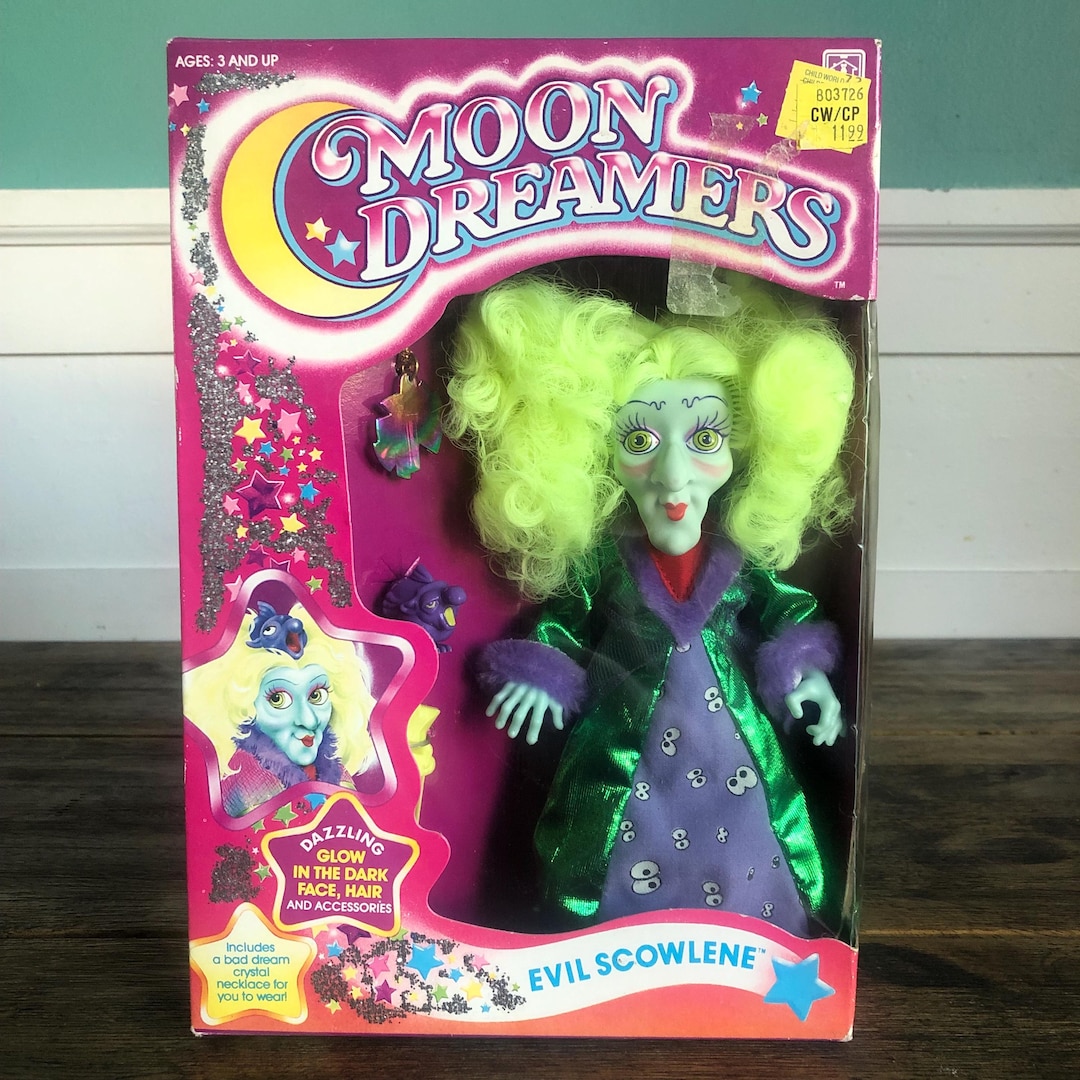 80’s Moon Dreamers “evil Scowlene” Doll *MIB-ULTRARARE-HTF* - Etsy