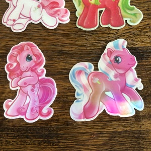 G3 Holographic My Little Pony Inspired Stickers! *YOU CHOOSE #3* - Etsy