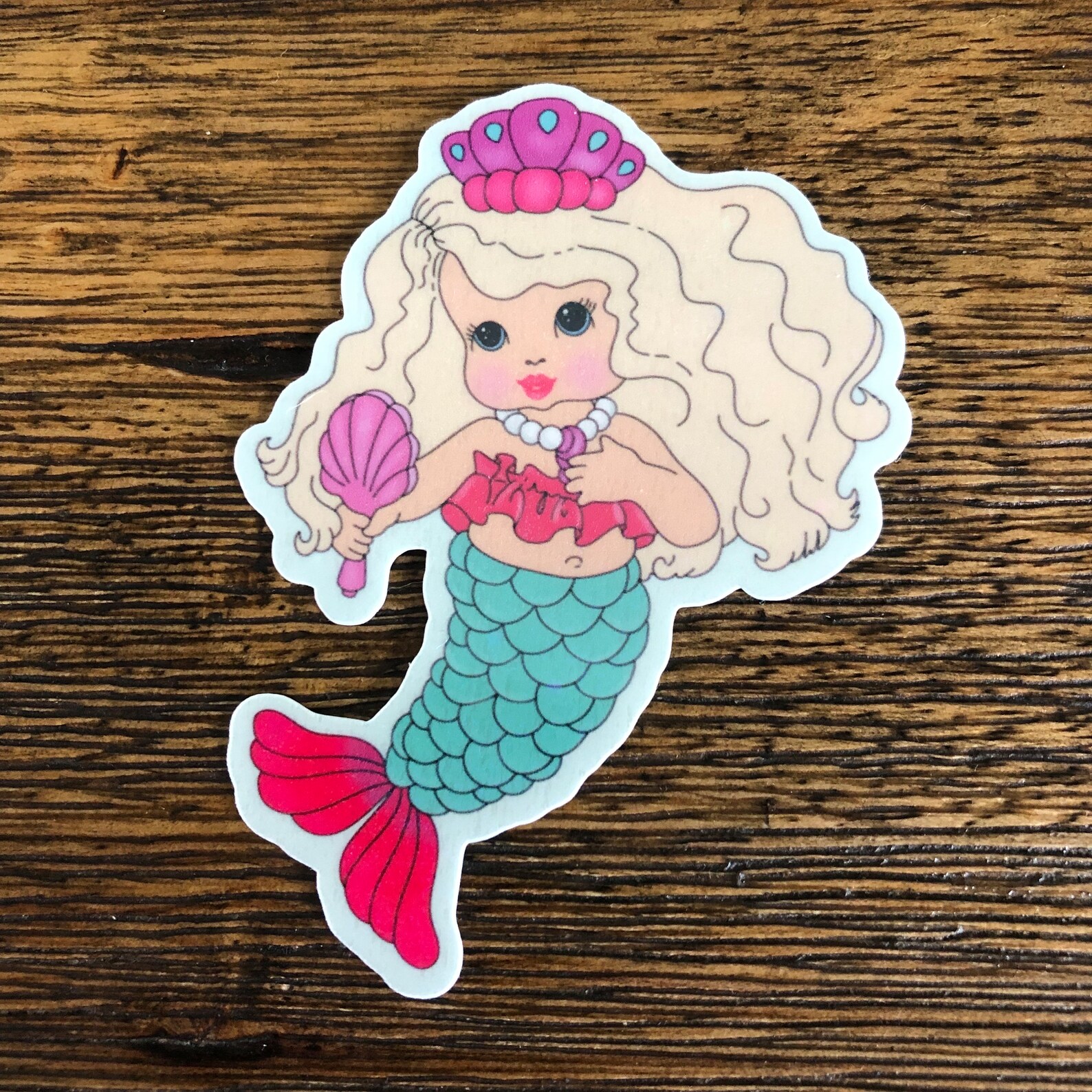 8 Pack Holographic Sweet Sea Doll Sticker Pack~ - Etsy