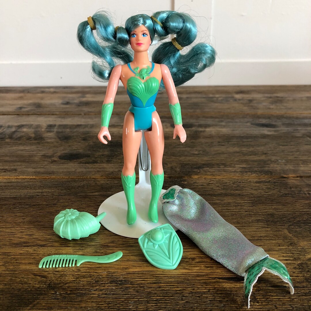 Princess of Power She-ra mermista With Comic COMPLETE-RARE-HTF - Etsy