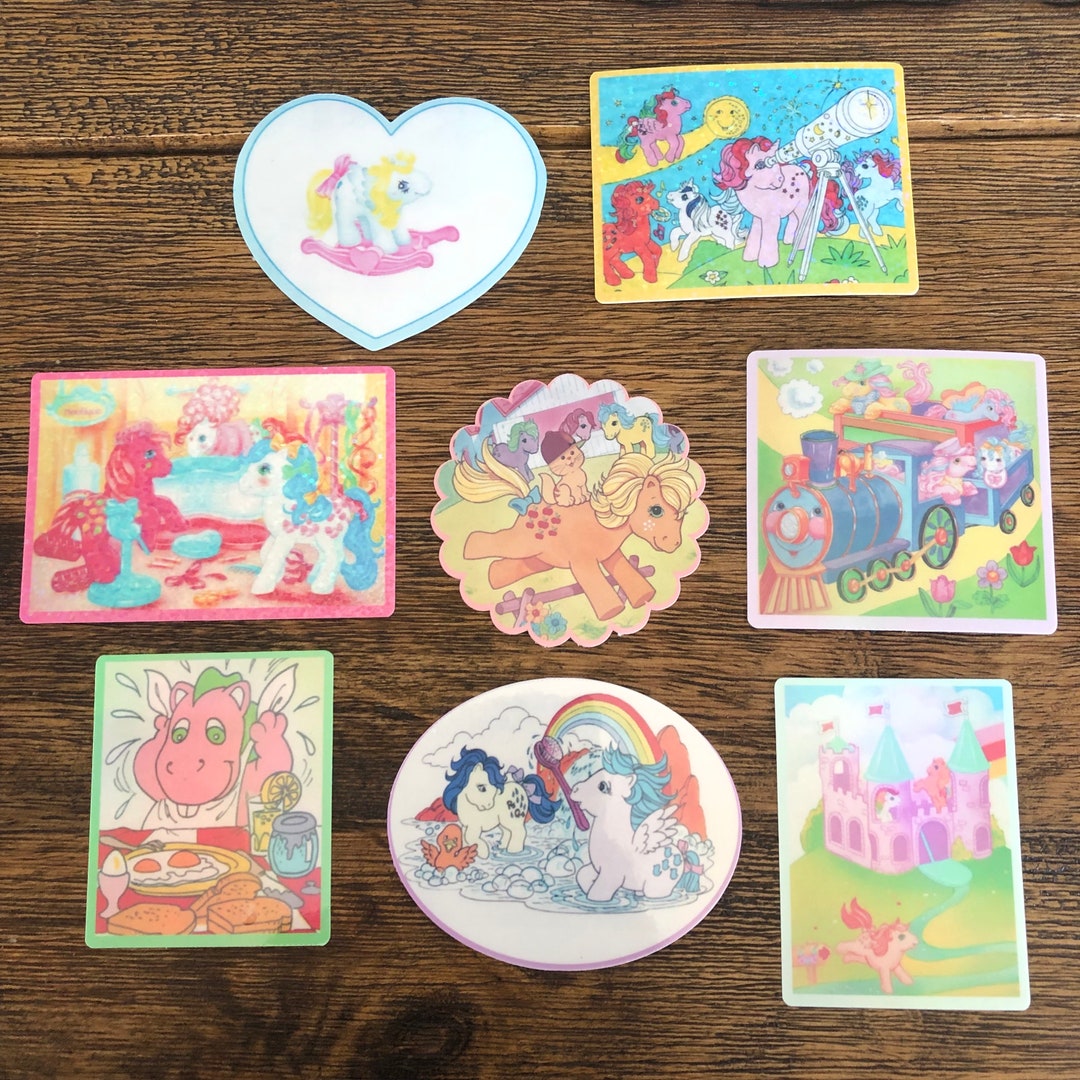 Vintage Style Holographic My Little Pony Inspired Stickers! *YOU CHOOSE ...
