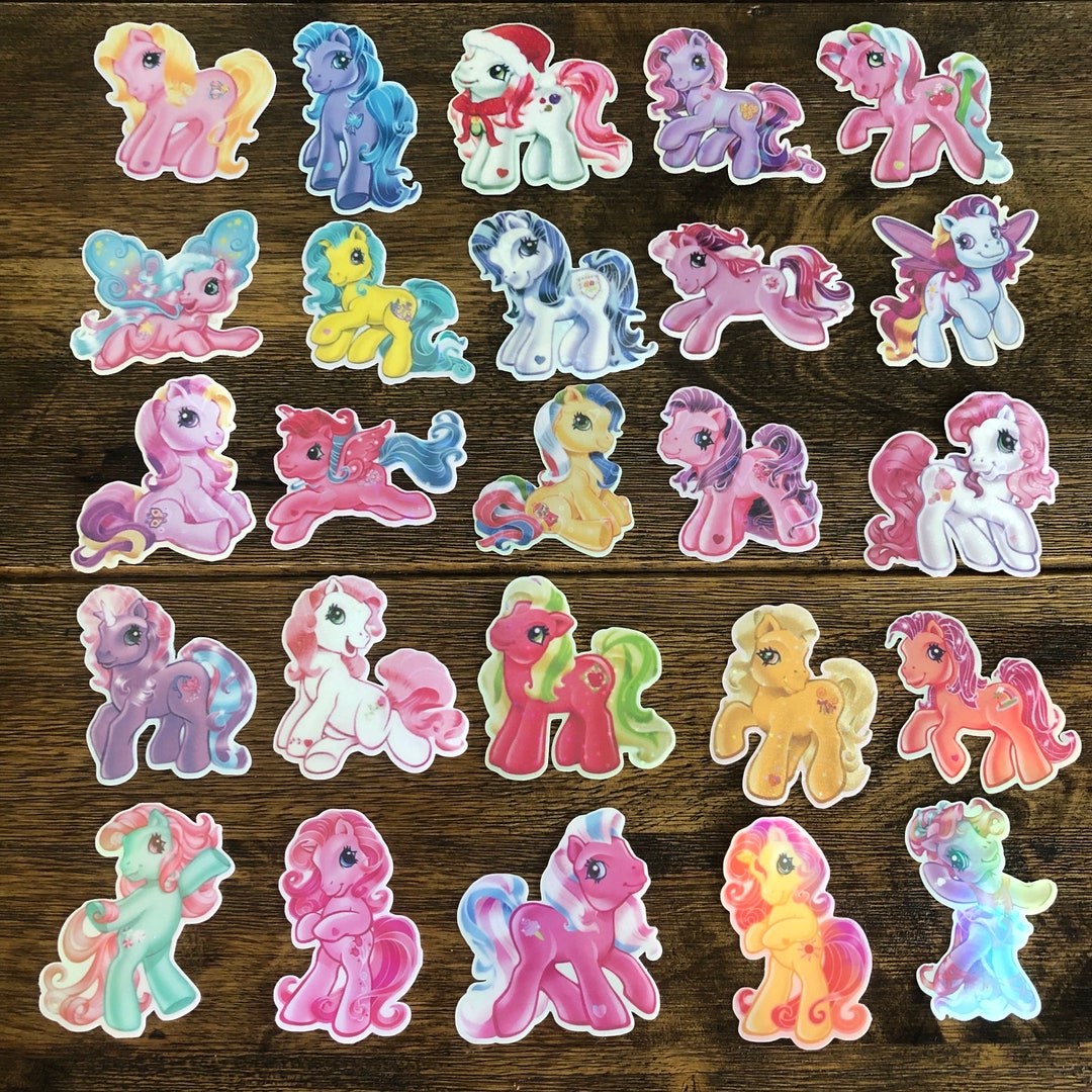 G3 Holographic My Little Pony Inspired Stickers! *YOU CHOOSE #3* - Etsy