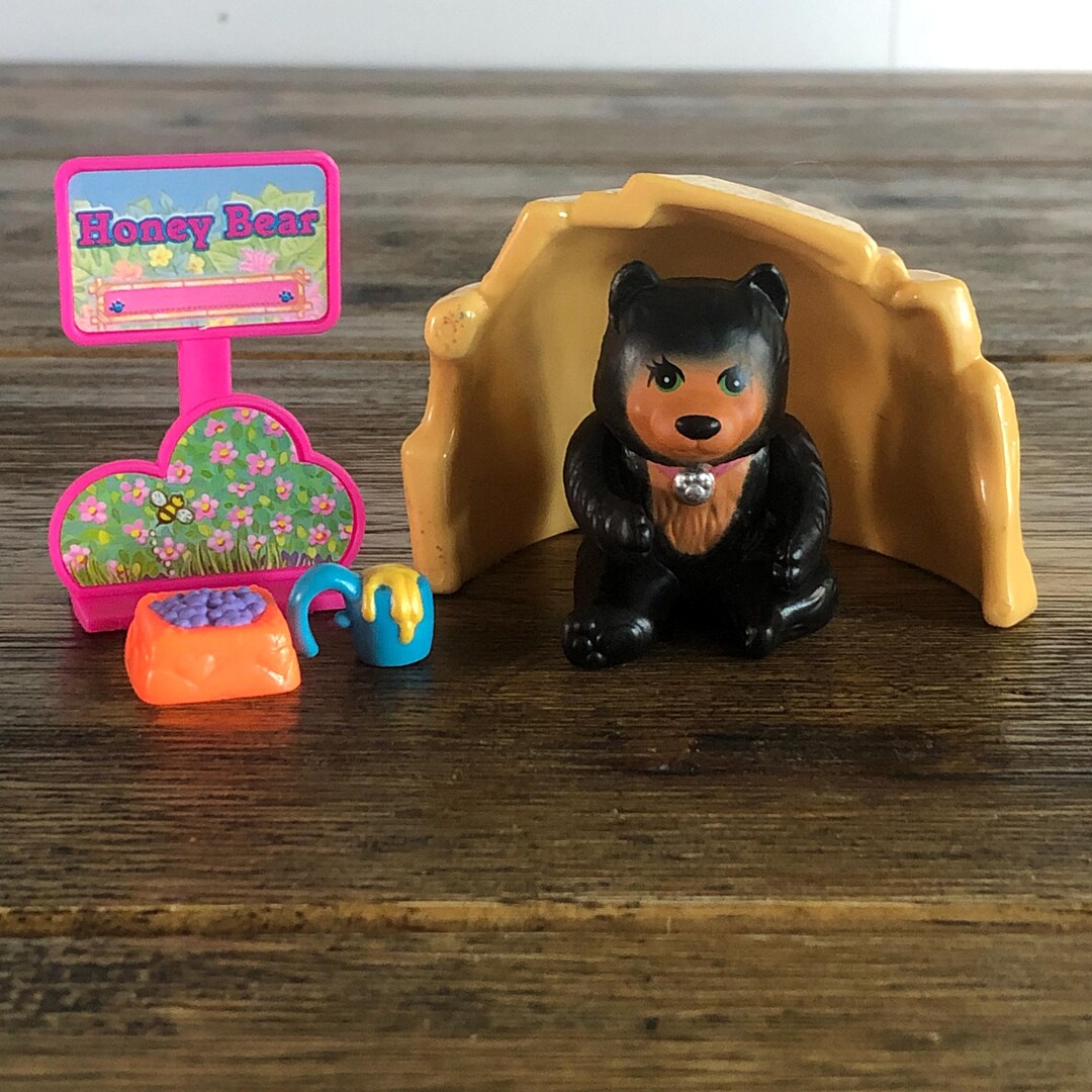 Vintage 1993 Kenner Littlest Pet Shop “honey Bear” *COMPLETE-RARE-HTF ...