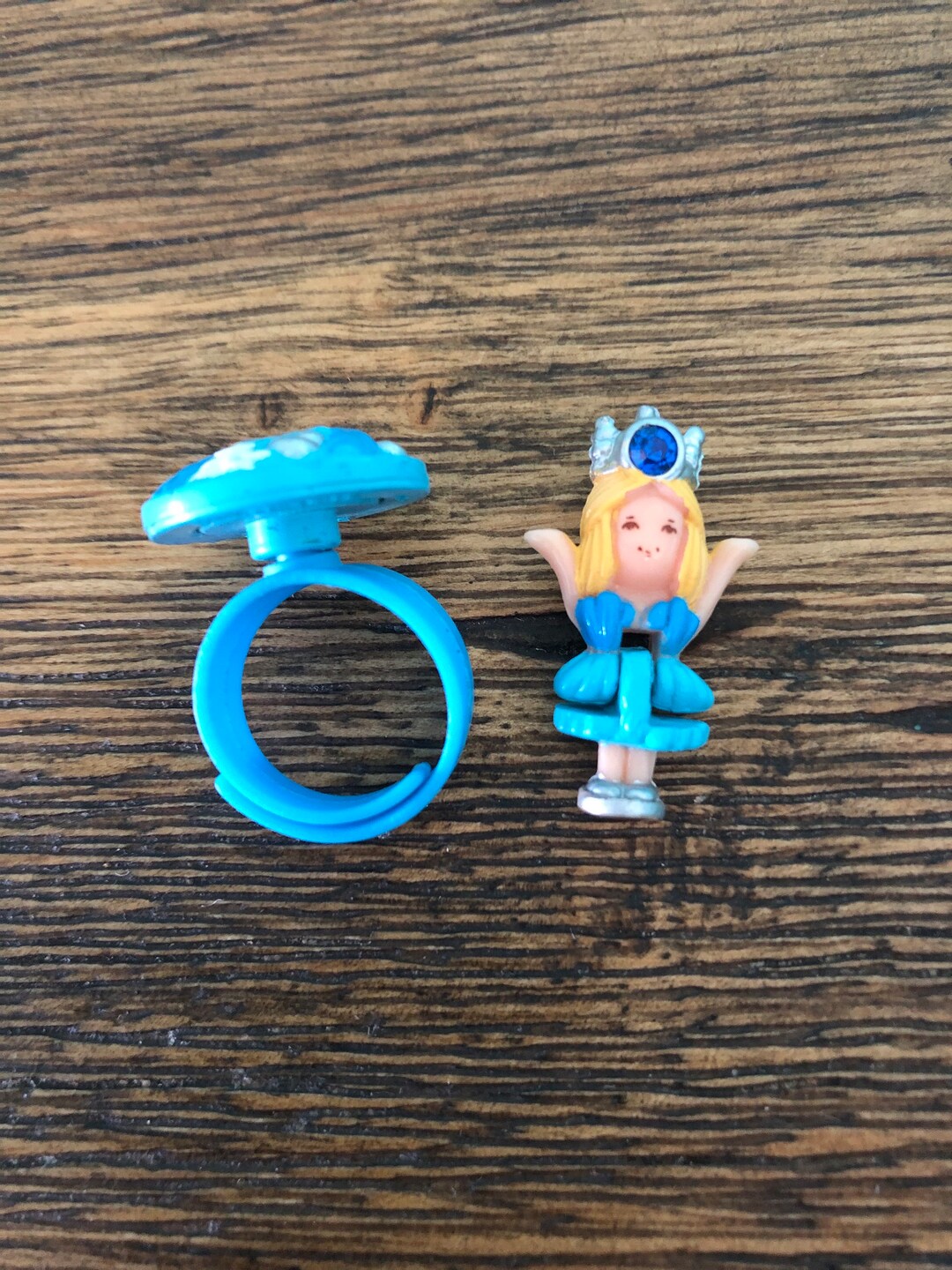 1992 Vintage Polly Pocket “sky Princess” Ring Blue Variant!!~ COMPLETE ...