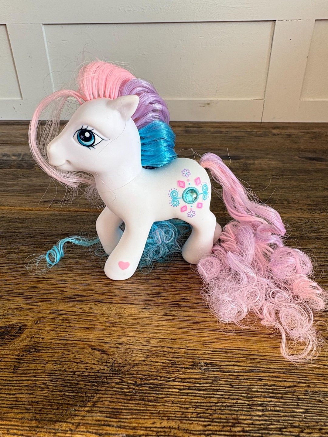 G3 My Little Pony Jewel Pony “precious Gem” W/super Long Hair! *ULTRA ...