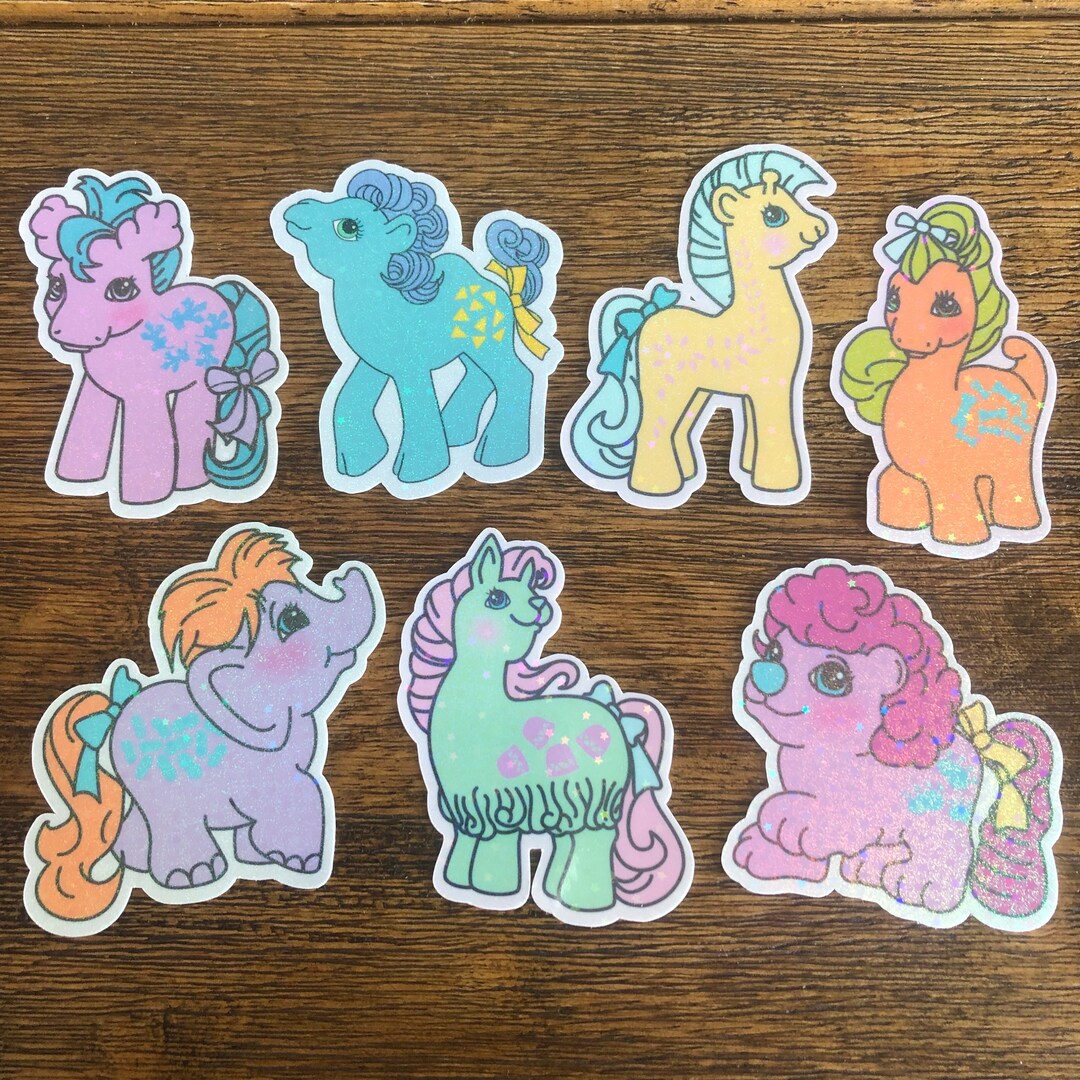 6 Pack Animal Friends Pony Sticker Packmlp Inspired - Etsy