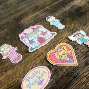 6 Pack~large Holographic Princess Castle Polly Pocket Stickers! - Etsy
