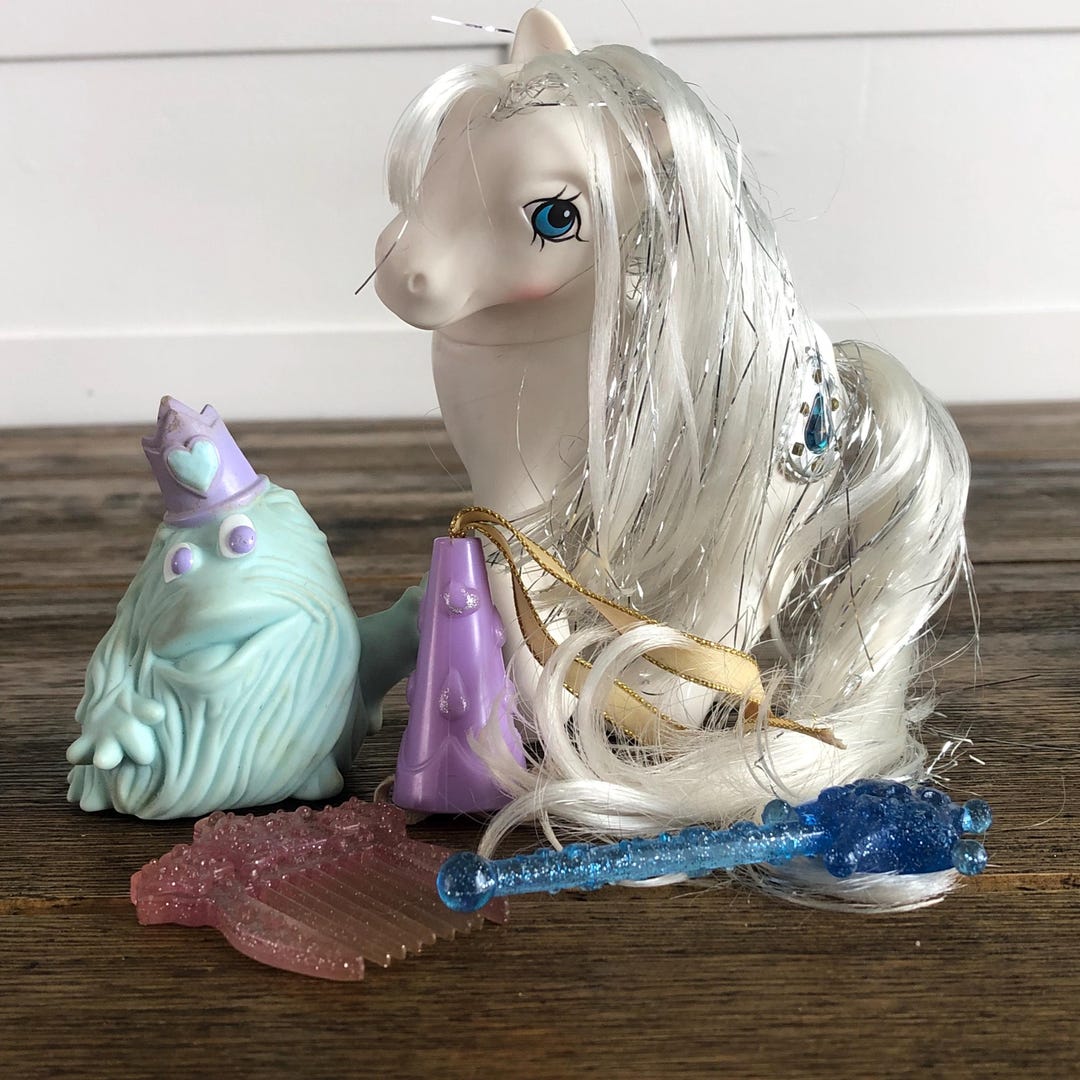 G1 Vintage My Little Pony princess Tiffany With Accessories COMPLETE ...