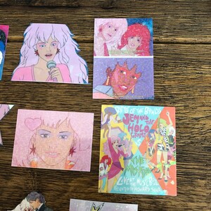 Jem Inspired Rainbow Holographic Stickers *YOU CHOOSE* - Etsy