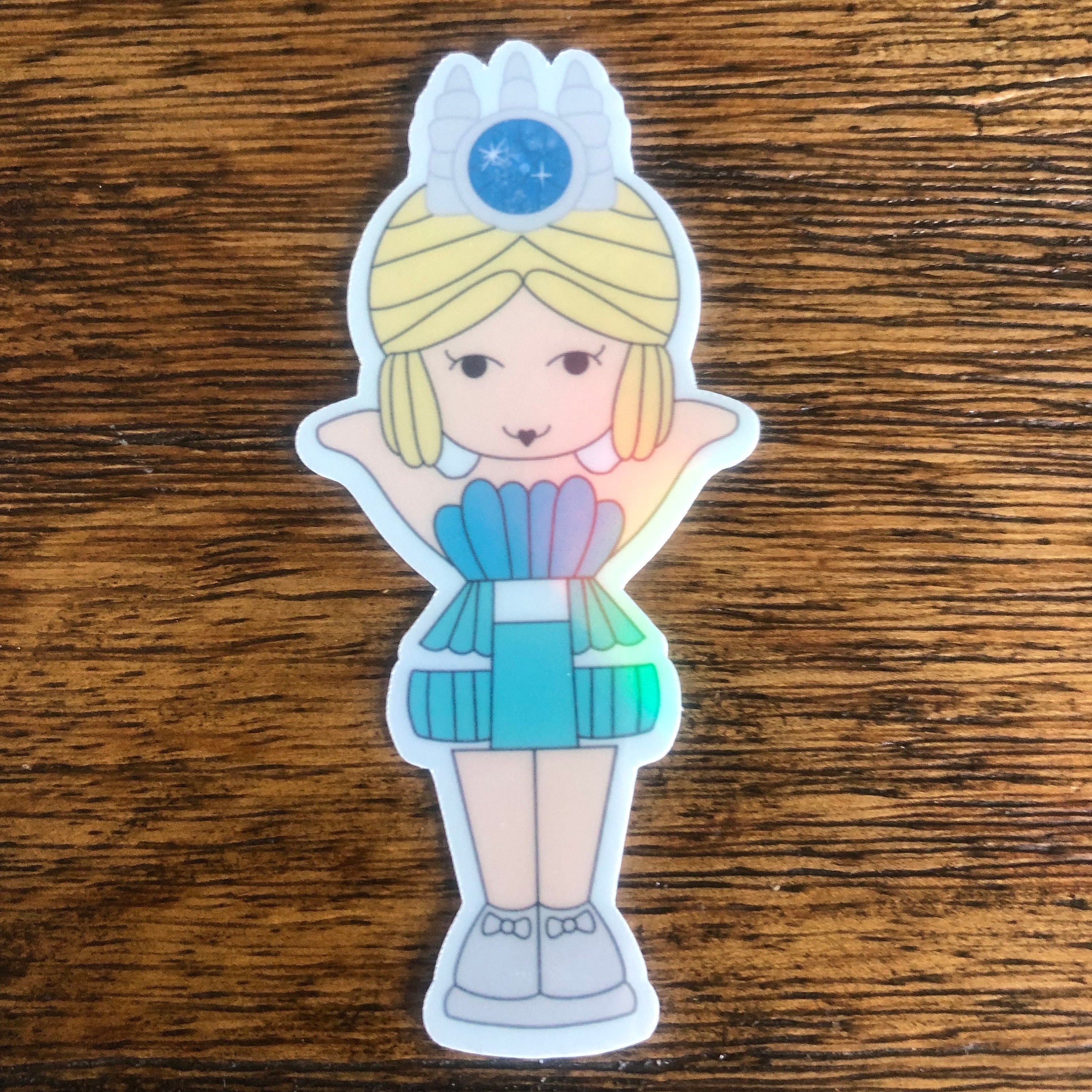 Holographic Polly Pocket Ring Dolls Inspired Sticker Set - Etsy