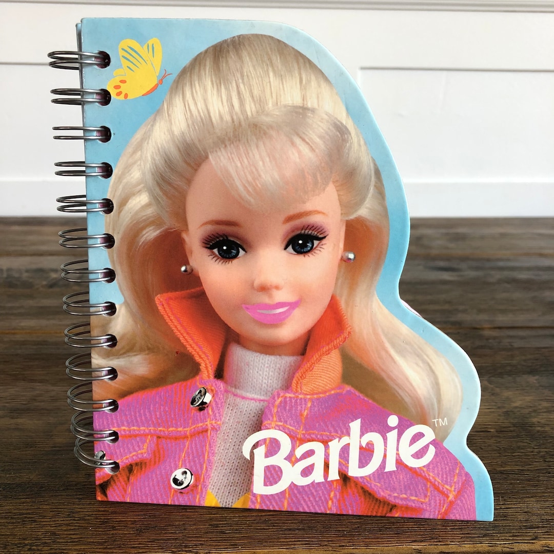 1997 Vintage Barbie Notebook - Etsy