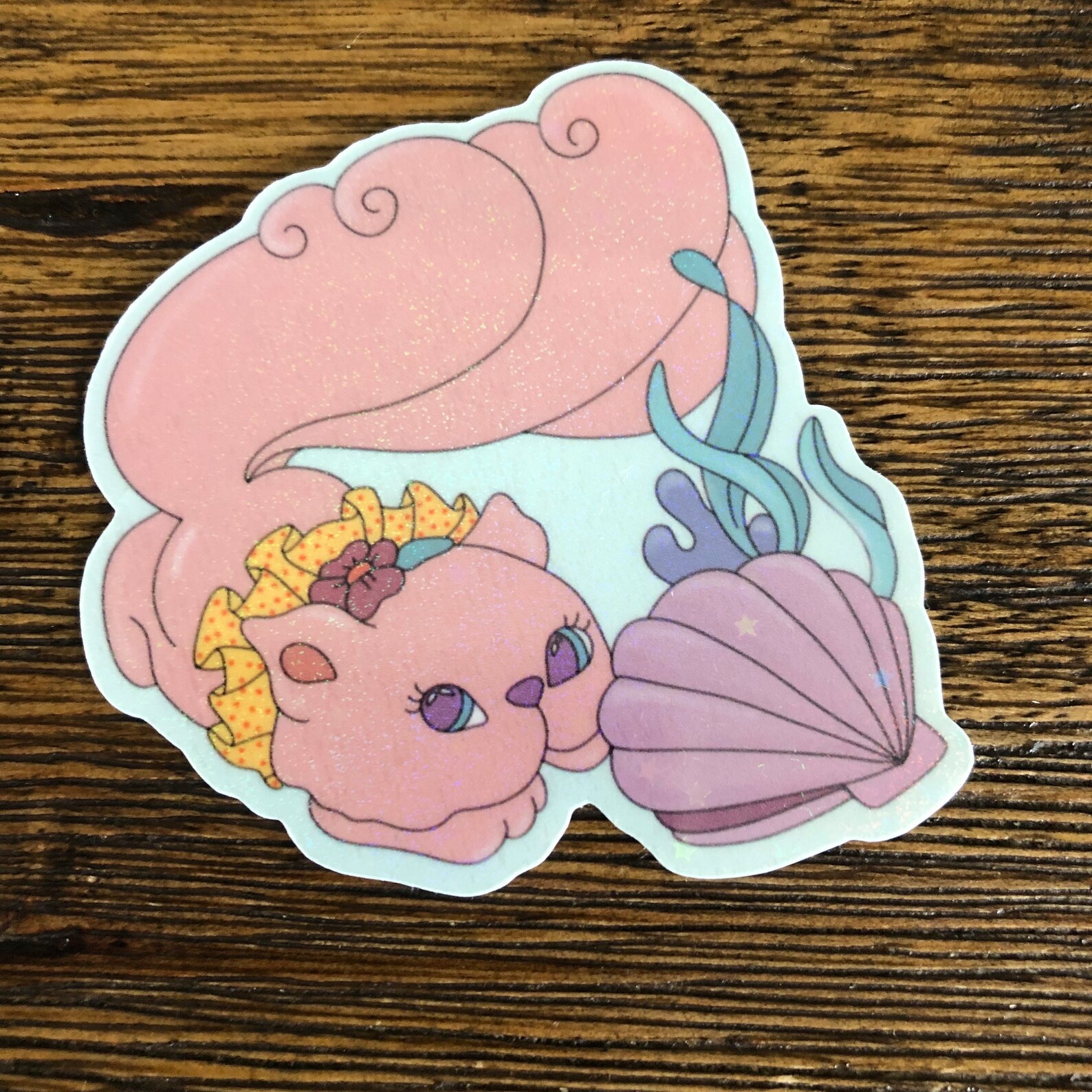 8 Pack Holographic Sweet Sea Doll Sticker Pack~ - Etsy