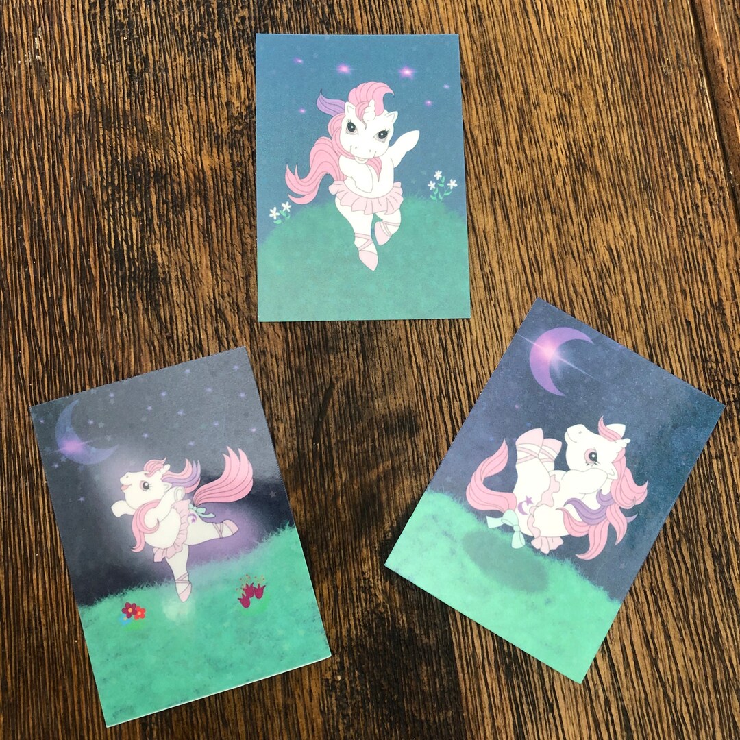 3 Pack Dancing Baby Moondancer Holographic Pony Sticker Pack~mlp ...