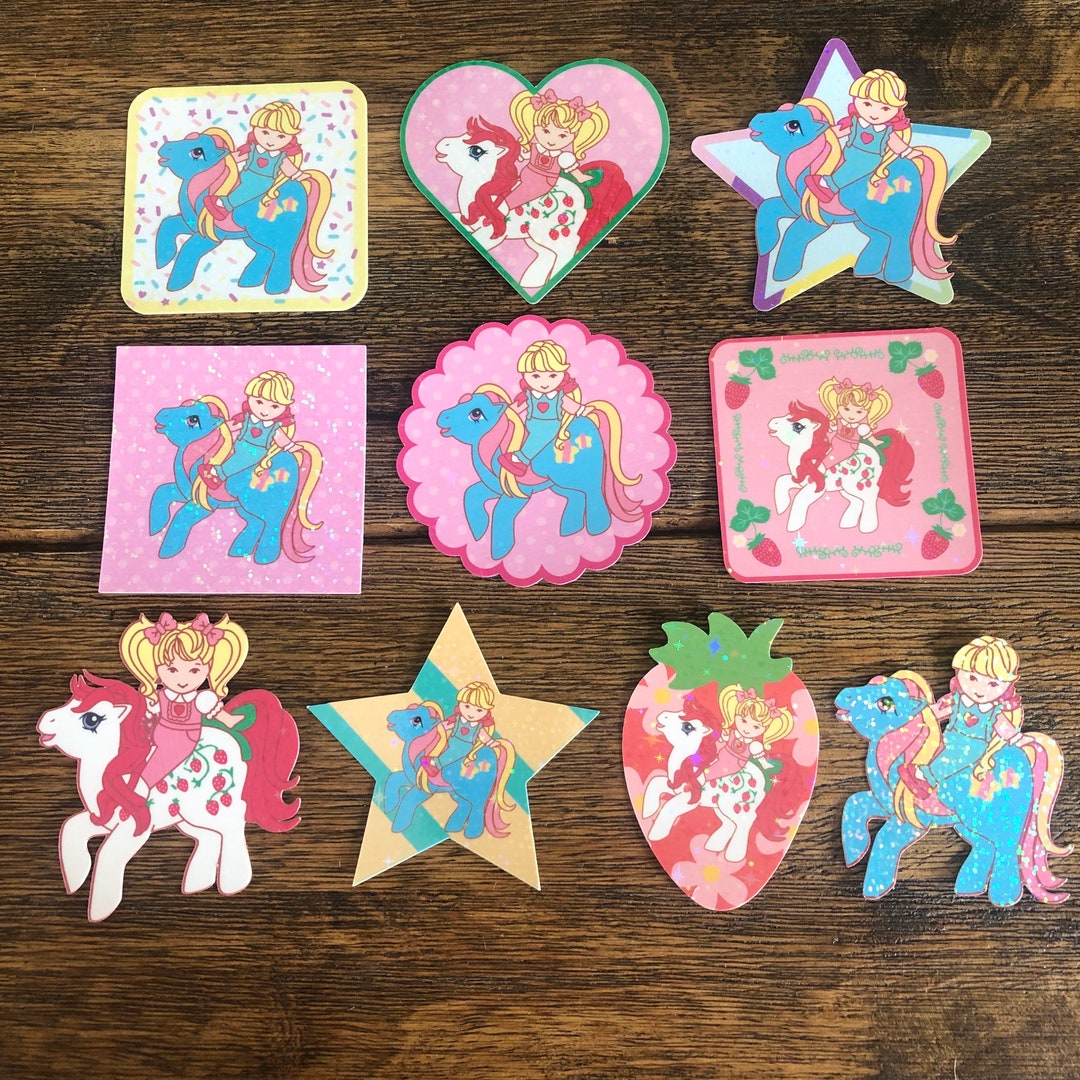 Large Holographic My Little Pony Polly Pocket Mashup Stickers! - Etsy