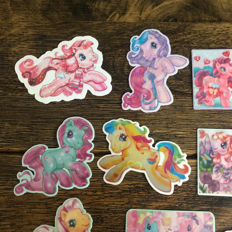 G3 Holographic My Little Pony Inspired Stickers! *YOU CHOOSE #4* - Etsy