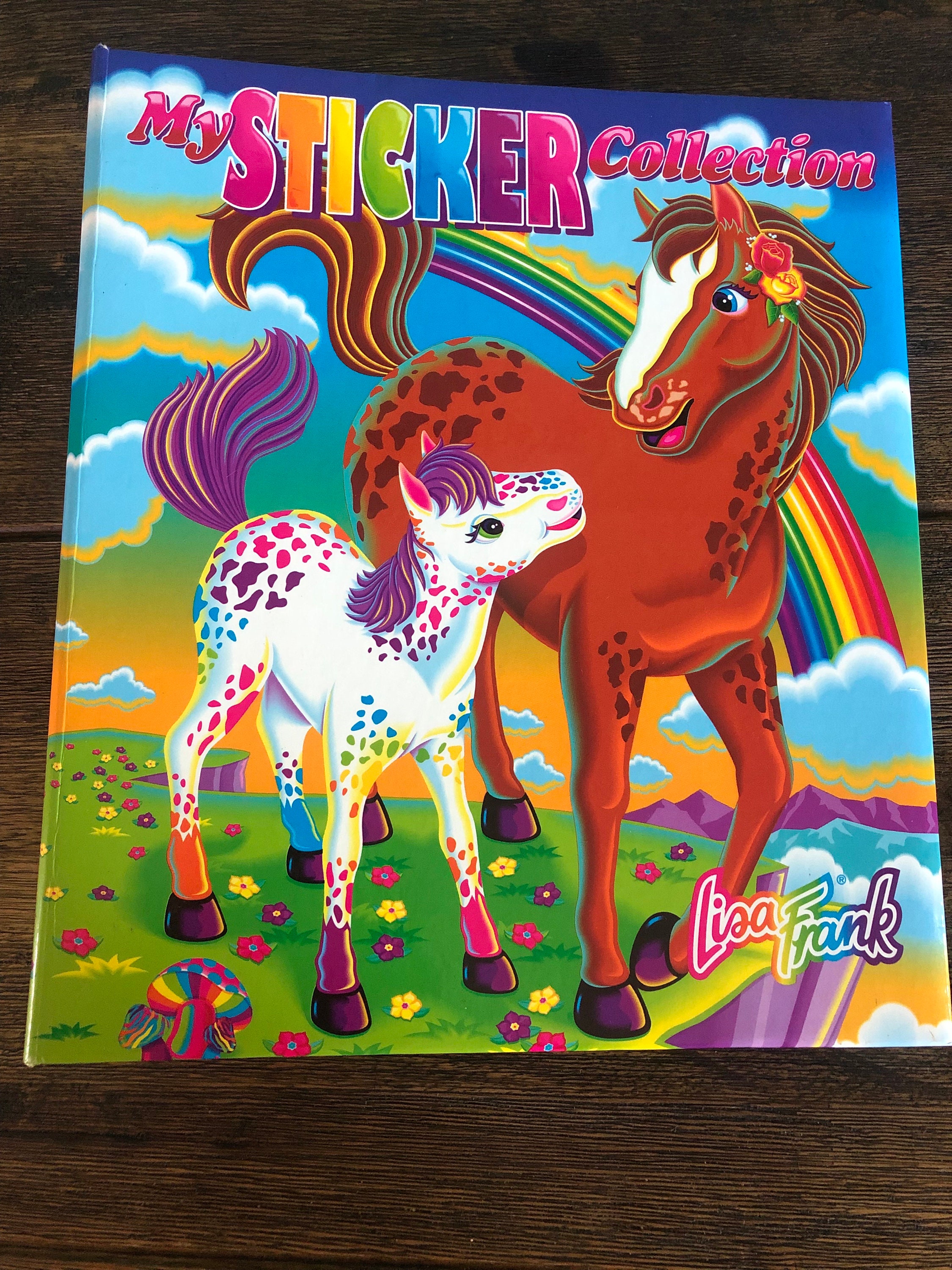 Vintage 90s Lisa Frank Sticker Book 3 Ring Binder RARE-HTF - Etsy