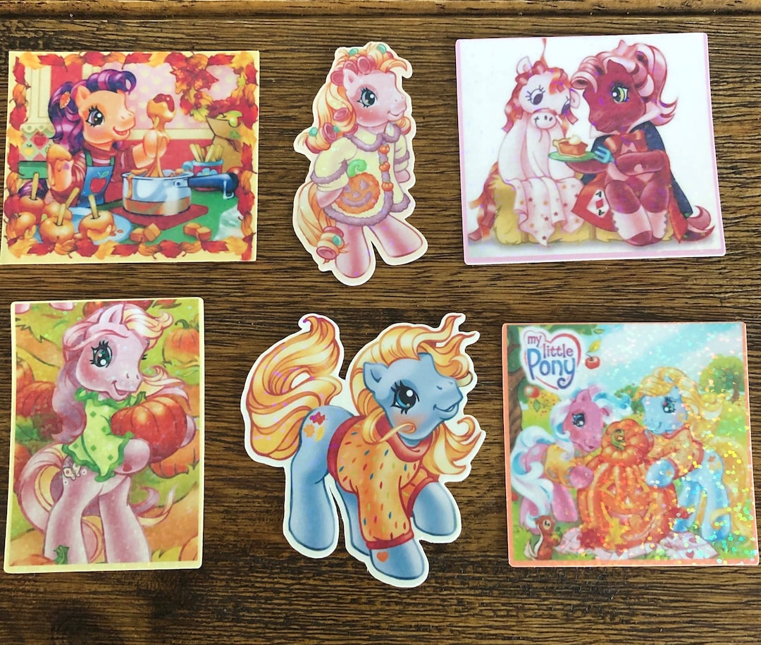 G3 Holographic My Little Pony Halloween/autumn Inspired Stickers! *YOU ...