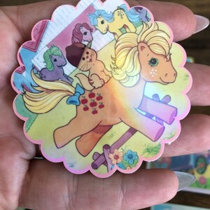 Vintage Style Holographic My Little Pony Inspired Stickers! *YOU CHOOSE ...