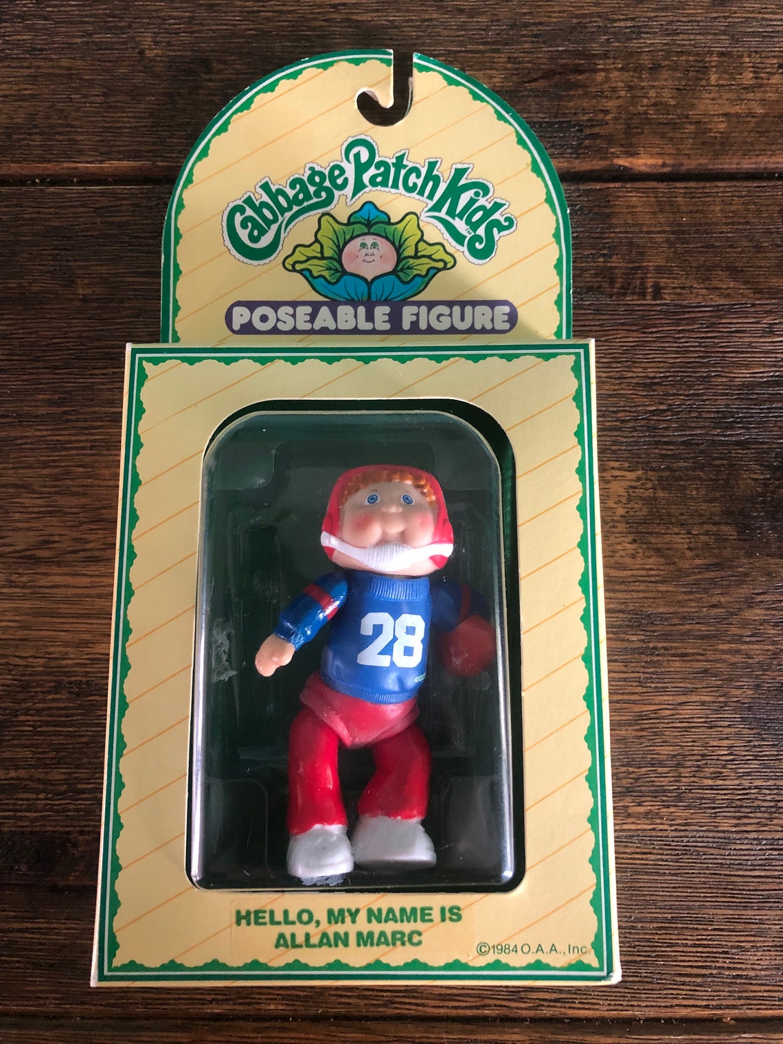 1983 Vintage Coleco Cabbage Patch Football Player Miniature - Etsy