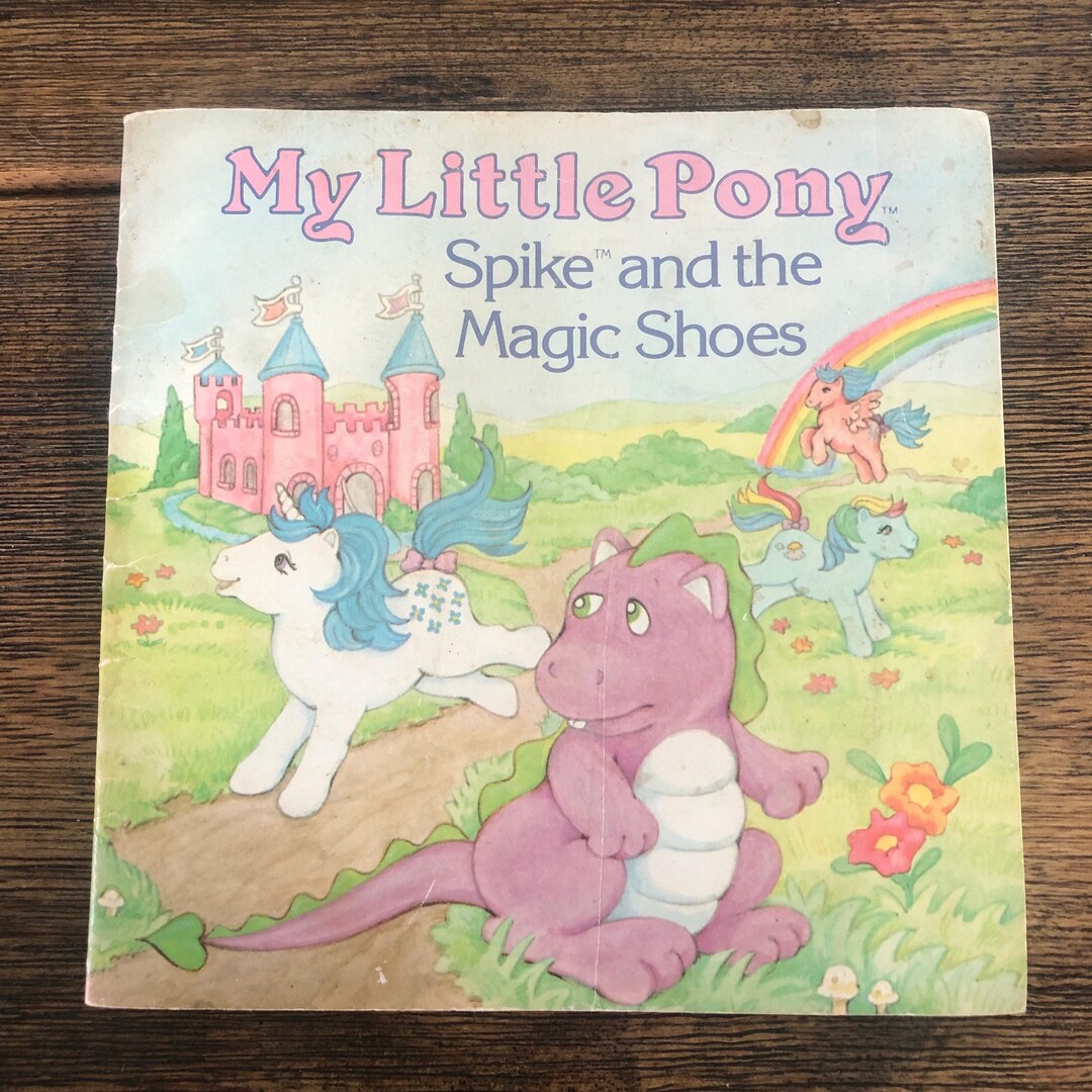 Vintage G1 My Little Pony “spike and the Magic Shoes” Book *RARE-HTF ...