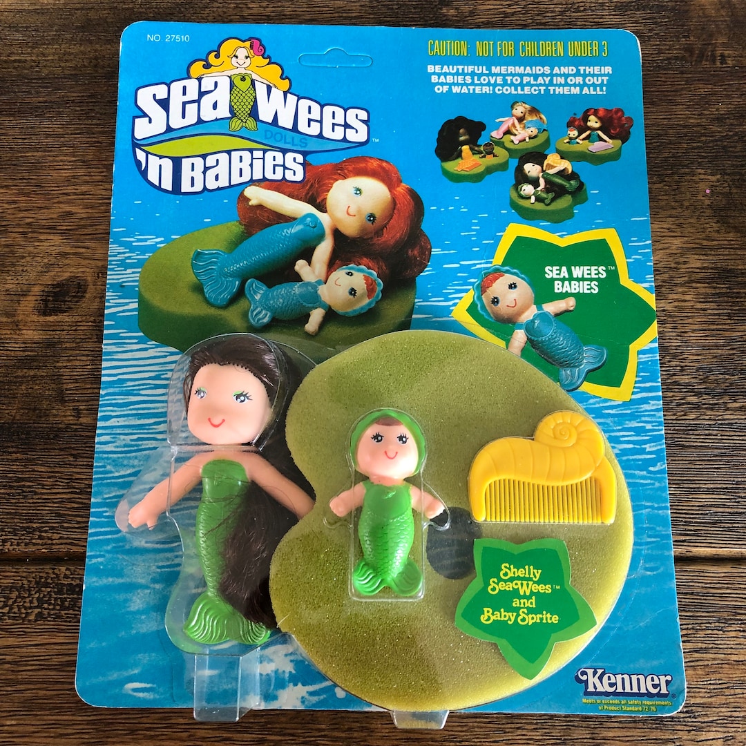 Vintage 1979 Kenner Sea Wees “sea Wees & Babies” *ULTRARARE-MOC ...