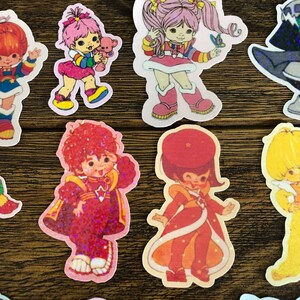 Vintage Style Holographic Rainbow Girl & Friends Stickers! *YOU CHOOSE ...