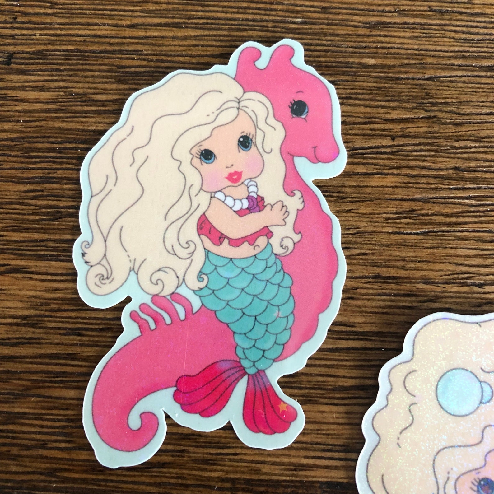 8 Pack Holographic Sweet Sea Doll Sticker Pack~ - Etsy