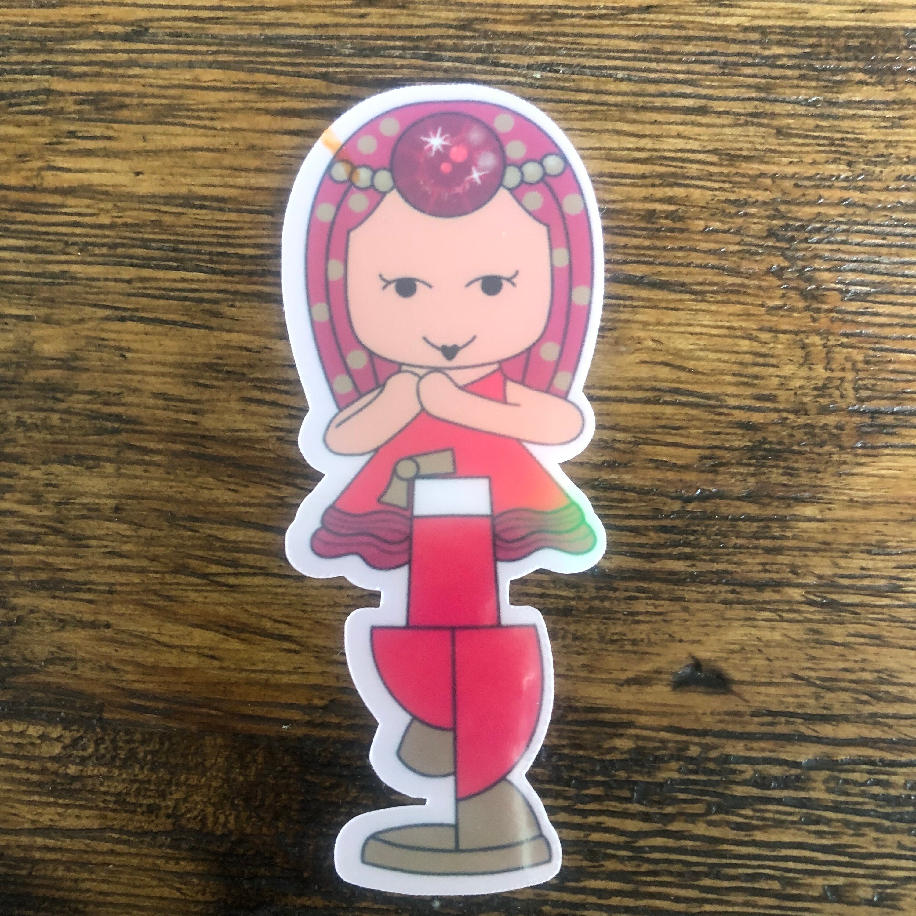 Holographic Polly Pocket Ring Dolls Inspired Sticker Set - Etsy