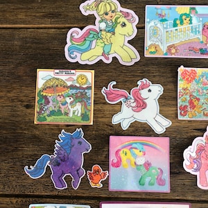 Vintage Style Holographic My Little Pony Inspired Stickers YOU CHOOSE 3 ...