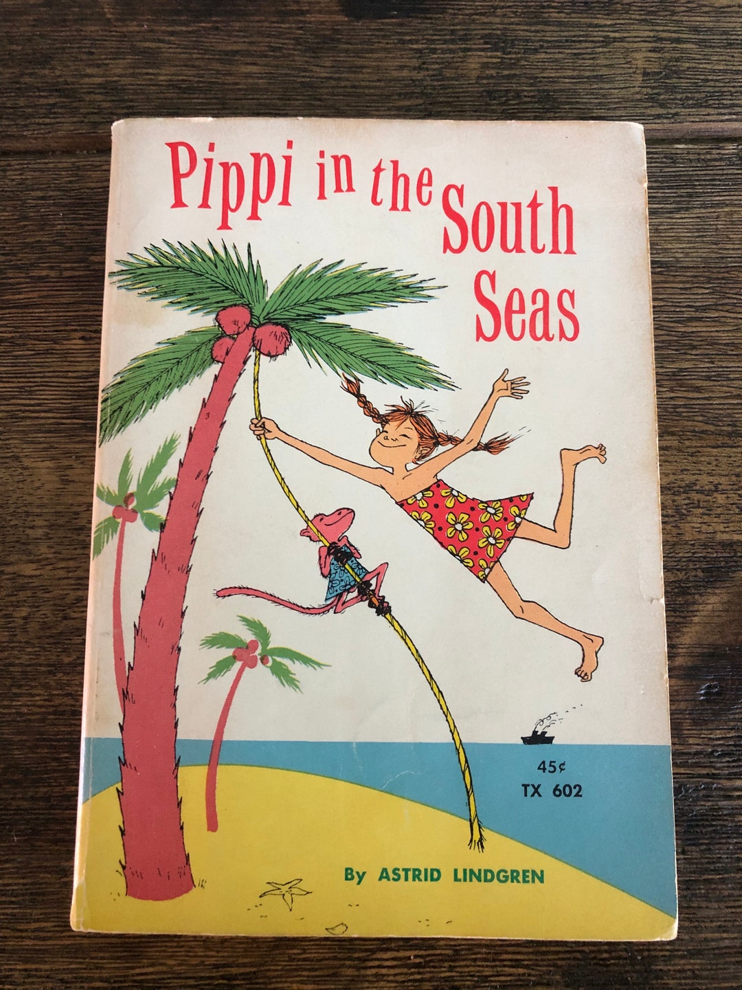 Vintage 60’s Pippi Longstocking “pippi in the South Seas” Book! *RARE ...