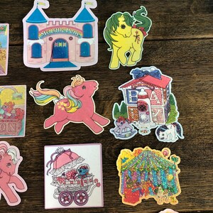 Vintage Style Holographic My Little Pony Inspired Stickers YOU CHOOSE 3 ...