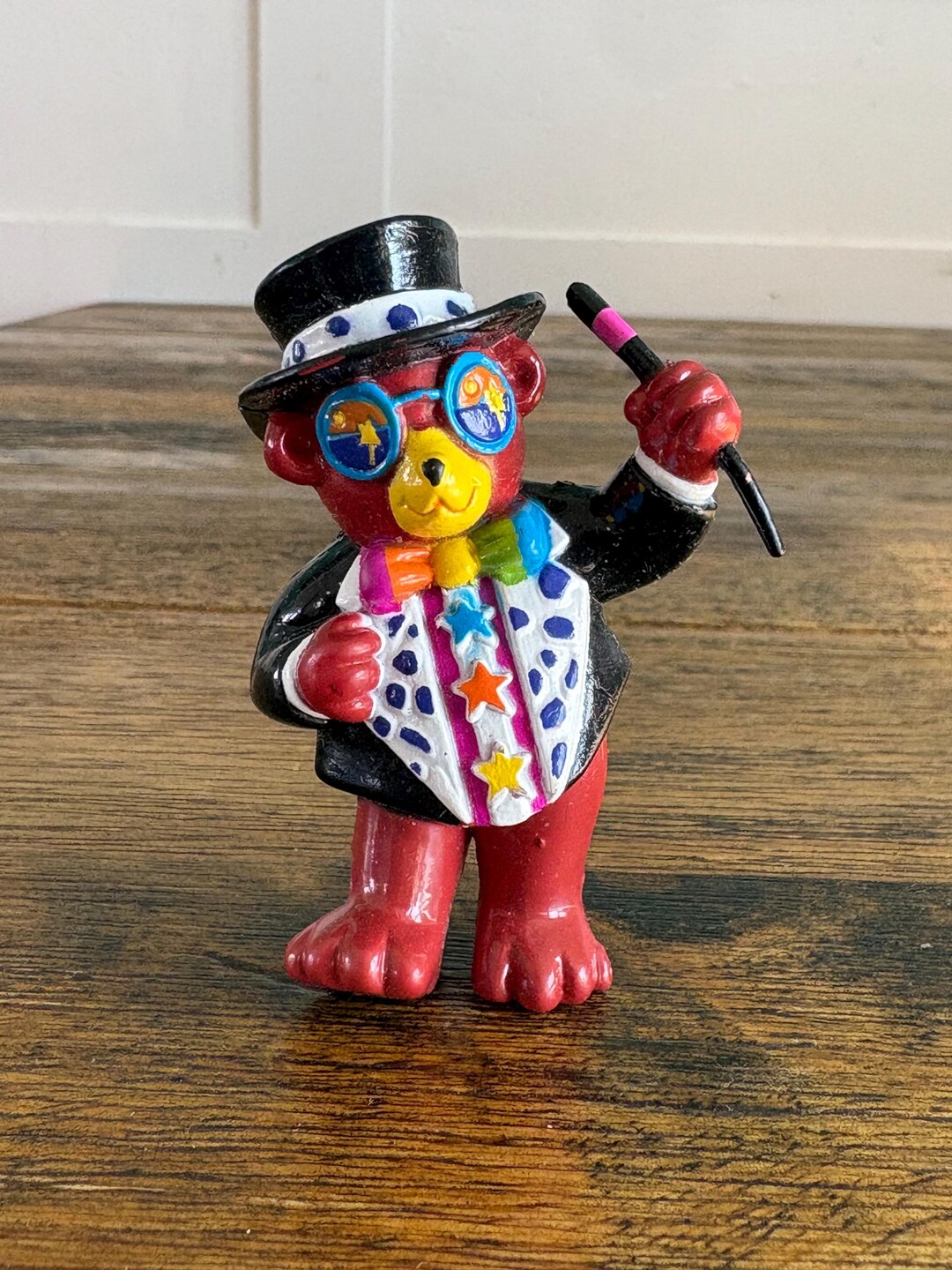 Vintage 90’s Lisa Frank “hollywood Bear” PVC Figure! *RARE-HTF* - Etsy