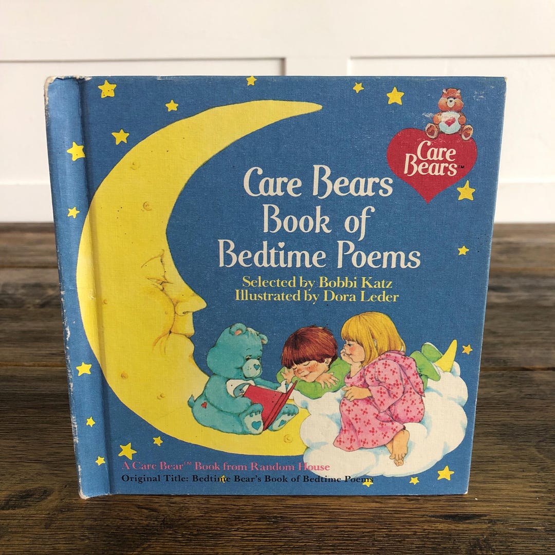 Vintage Care Bears “book of Bedtime Poems” Book *RARE-HTF* - Etsy