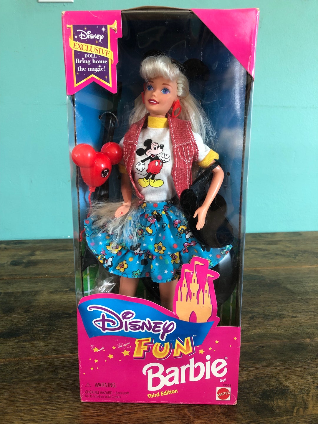 1995 Vintage disney Fun Barbie MIB - Etsy
