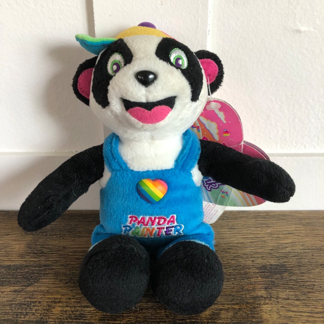 Vintage 90’s Lisa Frank Panda Painter Beanie Plush! *ULTRA-RARE-NWT* - Etsy