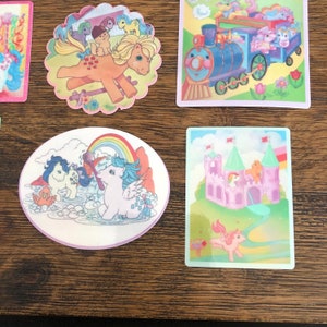 Vintage Style Holographic My Little Pony Inspired Stickers! *YOU CHOOSE ...