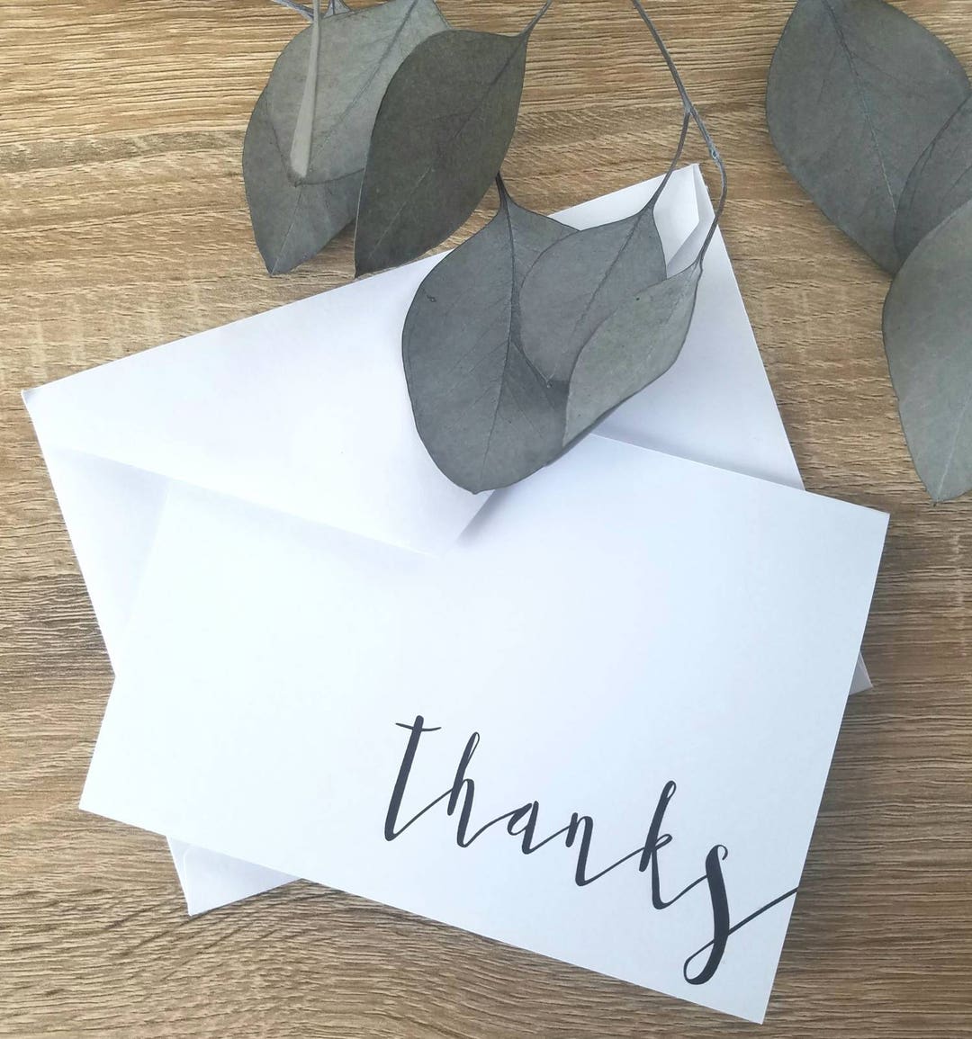 Modern Calligraphy Thank You Cards- Minimalist Cards- Available in Bulk ...