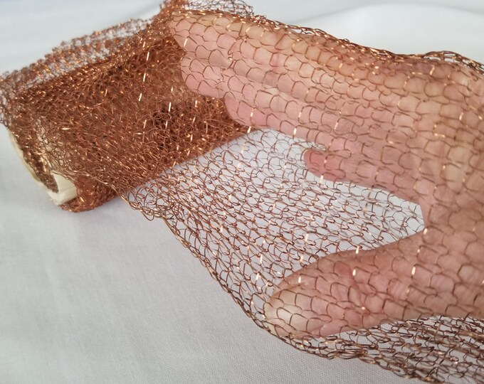 Copper Gauze Mesh Tubular for Crafts or Cleaning, Copper Flex Mesh, - Etsy