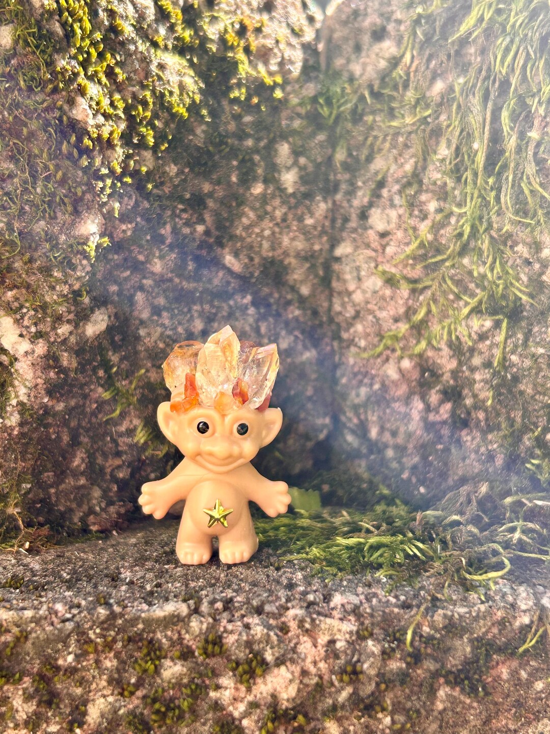 MADE TO ORDER Mini Crystal Troll Necklace - Etsy