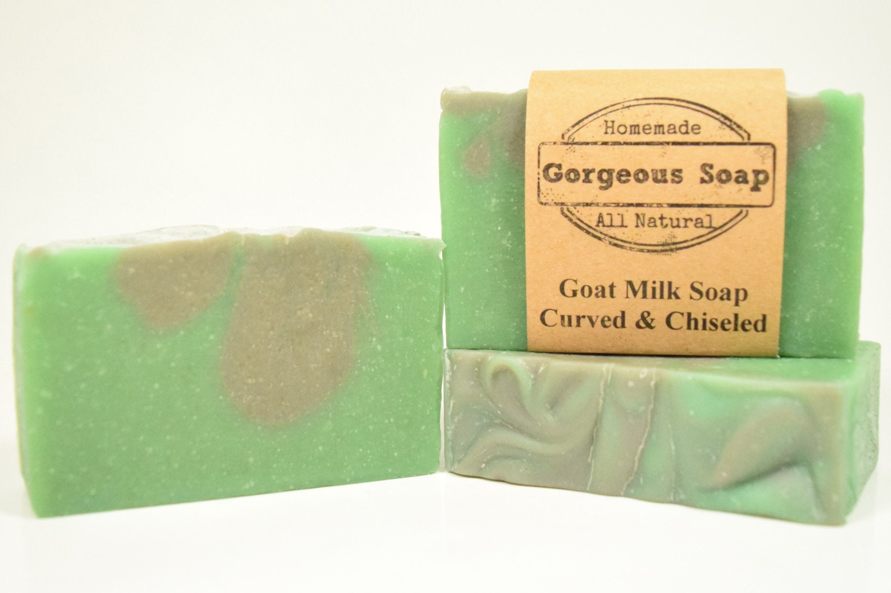 Curved & Chiseled Goat Milk Soap All Natural Soap Handmade | Etsy