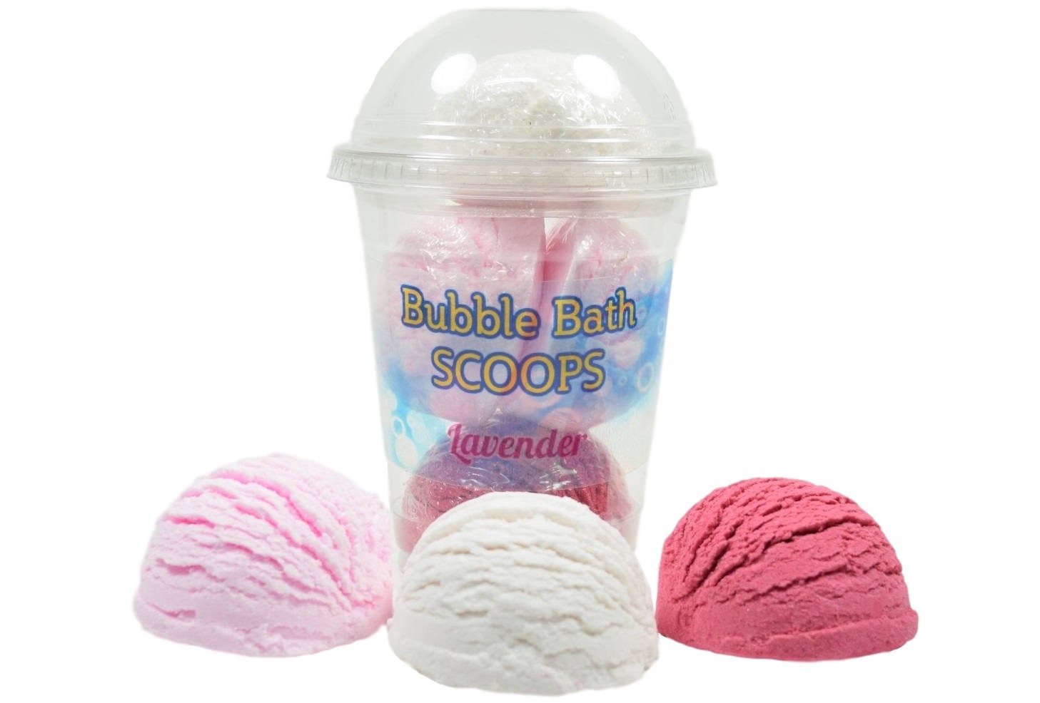 4 Bubble Bath Scoops Bubble Bar Ice Cream Scoops Bubble | Etsy