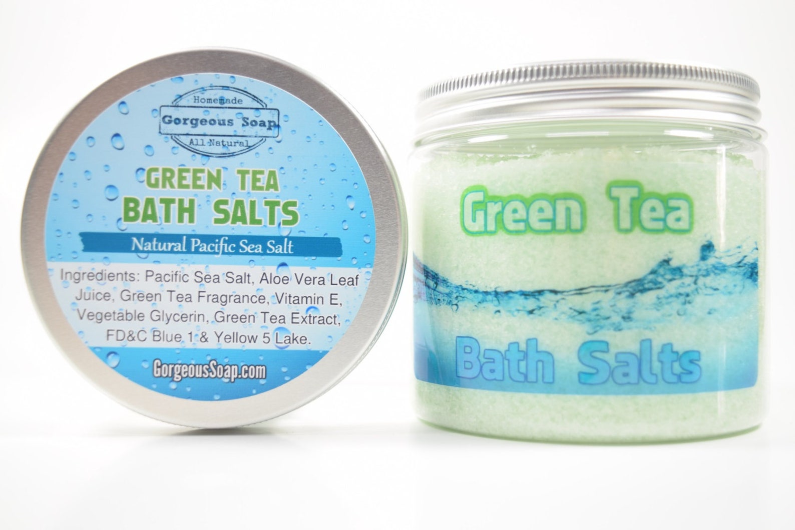 Green Tea Bath Salts Soak Bath Soaks Herbal Bath Salts in A - Etsy UK