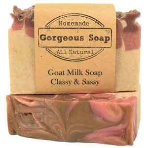 Classy & Sassy Goat Milk Soap - All Natural Soap, Handmade Soap ...