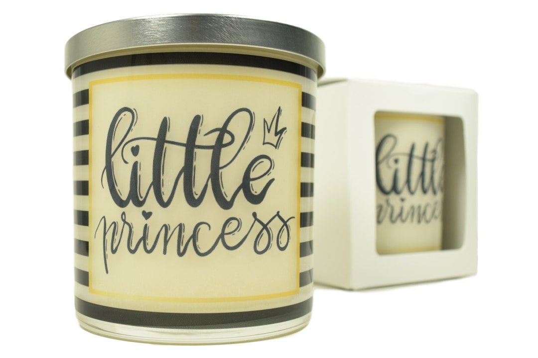 Little Princess Candle - Natural Soy Candle, 12 Oz Glass Candle, Gift ...
